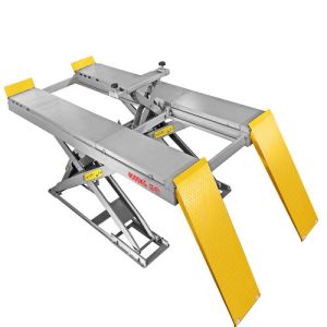 Quality 3500kg Super Thin Alignment Scissor Lift With Jack Elector Hydraulic Car Lift for sale