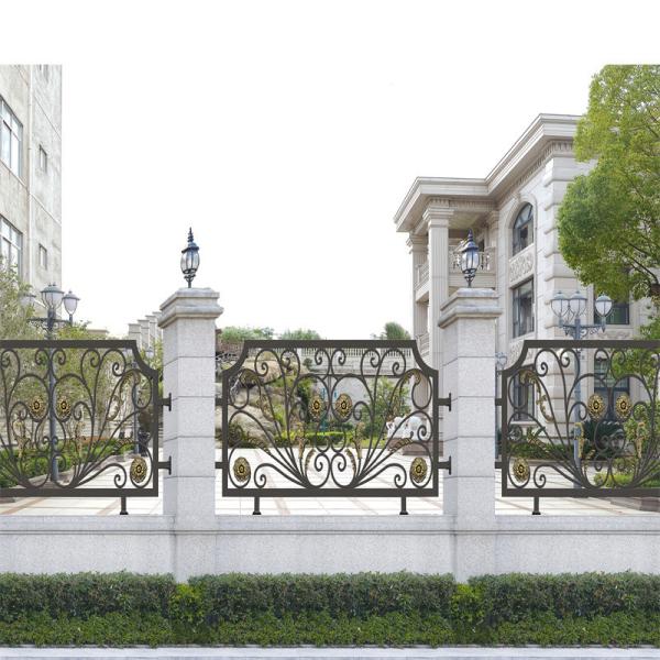 Quality Black Security Aluminum Railing for Balcony and Stairs for sale