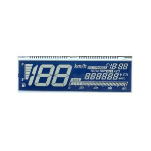 Quality HTN LCD Display PIN Connector Segment Type HTN LCD for Instruments and Meters for sale