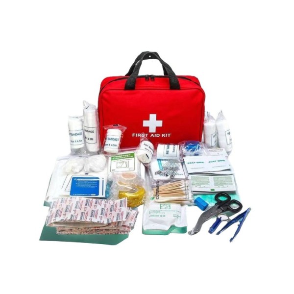Quality Emergency Medical Supplies Storage Compact Car First Aid Kit with Medical Materials for sale