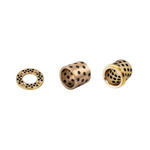 Quality Oilless Self Lubrication Bronze Graphite Plugged Bushings for sale