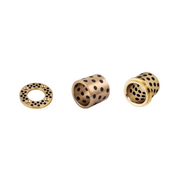 Quality Oilless Self Lubrication Bronze Graphite Plugged Bushings for sale