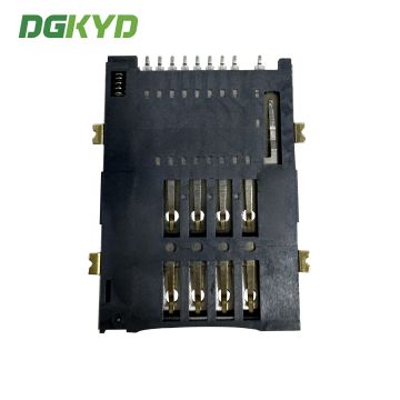 Quality SIM Card Holder PUSH 8P+1P Pillarless Telephone Card Holder TF SIM CONNECTOR for sale