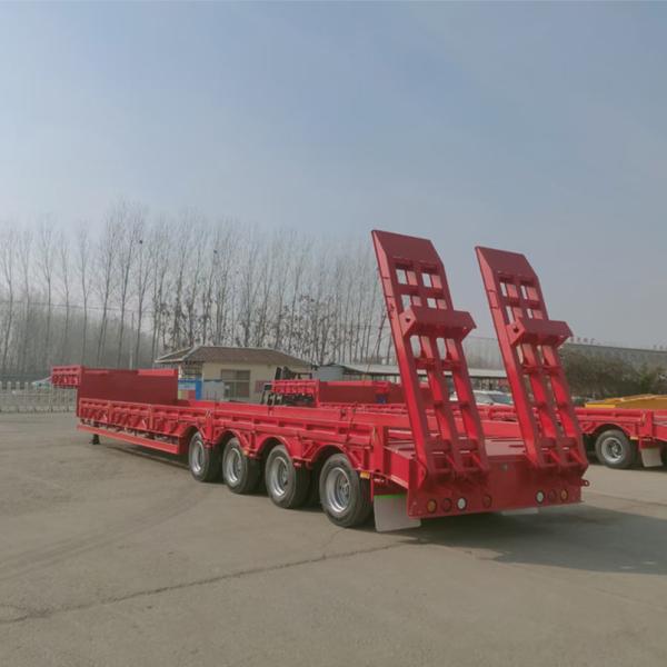 Quality Professional Semi-Trailer with Customers Optional 40 Semi Flatbed Trailer Parts for sale