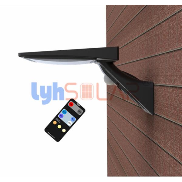 Quality IP65 Waterproof Wall Mounted Solar Security Lights With Motion Sensor Total 520Lm Output for sale