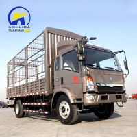 Quality Used HOWO Light Truck Mini Cargo Truck with 120L Fuel Tanker Capacity 5995x2350x for sale