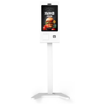 Quality Free Standing 21.5/32 Inch Payment Kiosk with Pos Barcode Scanner and Ticket for sale