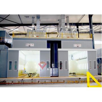 Quality Industrial Spray Paint Booth Military Factory Painting Equipments for sale
