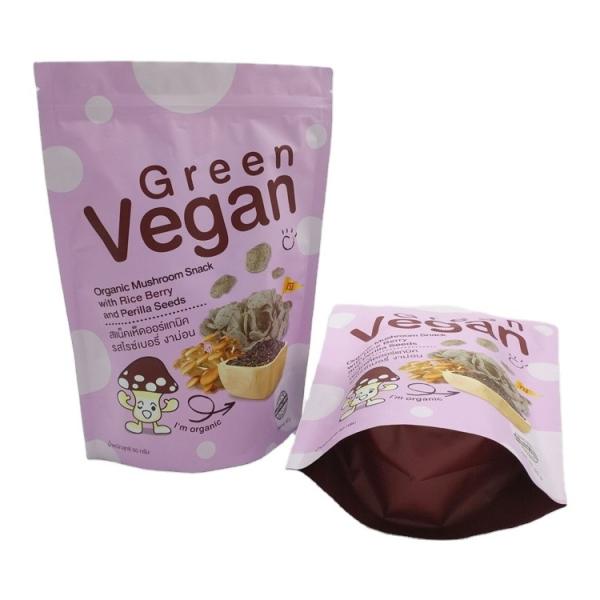Quality BRC 120mic Spice Packaging Pouch Zip Pouch Bags For Vegetables for sale