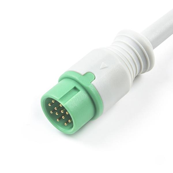 Quality For Biolight Q3 ECG Cable For Biolight Q5 A Q S Series 3 Lead IEC Grabber In for sale