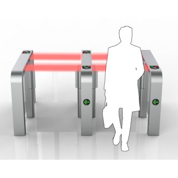 Quality Speed Automatic Turnstile Gate With Card Reader SUS304 RFID Entry System for sale