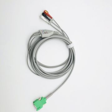 Quality Life Scope OPV-1500 OPV-1500K ECG Patient Cable Nihon Kohden DB 20-Pin Connector for sale