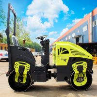 Quality 1000kg Mini Road Roller Compactor Double Drum Road Roller Vibratory Asphalt for sale