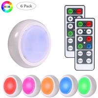 China RoHS 4000k Dia65mm*25mm Remote Control Under Cabinet Light factory