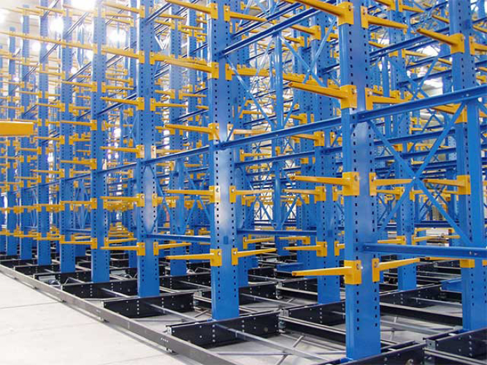 Electric Mobile Cantilever Racking System