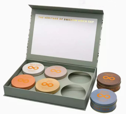 Quality Handmade Luxury Cardboard Tea Boxes Rectangle With Magnetic Lid for sale