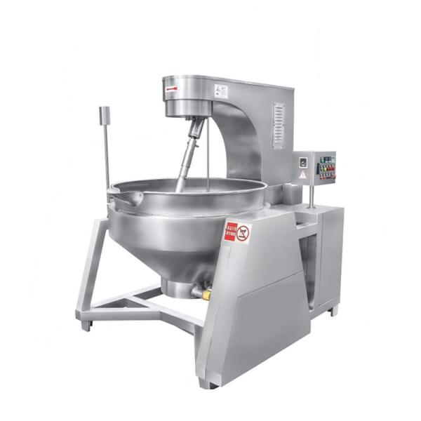Quality 500L Silver Steam Heating Planetary Jacketed Kettle for Jam and Ketchup Manufacturing for sale