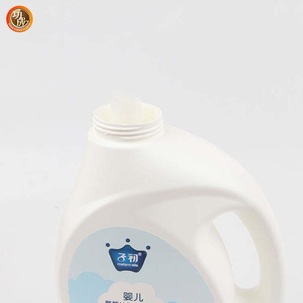 Quality Empty 3L HDPE Plastic Liquid Laundry Detergent Bottle 1 Gallon for sale