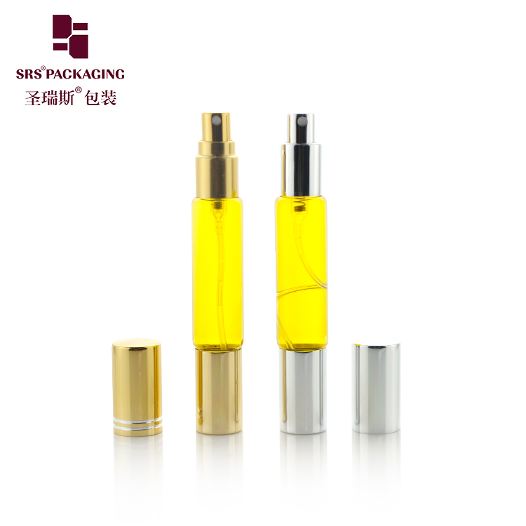 Quality BLPD Mold Empty Transparent Glass Roll On Bottle Dual Double Ended Bottles For for sale