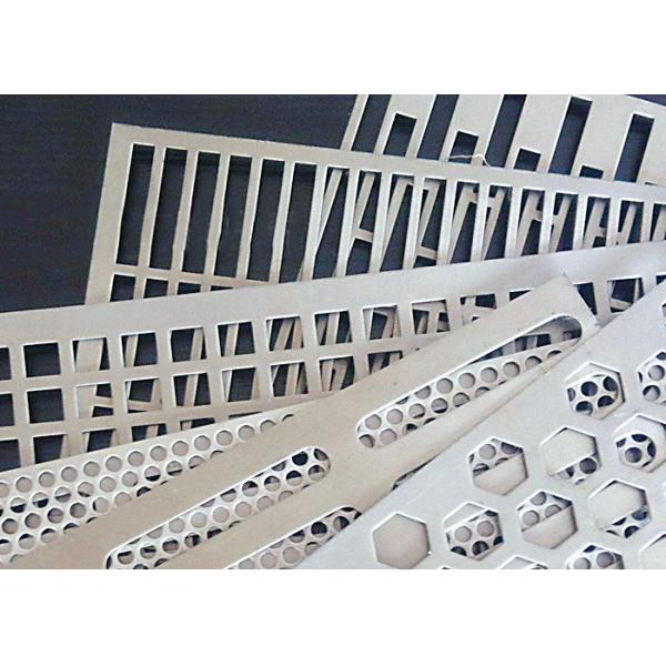 Quality Round Square Hexagonal 304 Stainless Steel Punched Metal Sheet Customizable Hole Shapes Control for sale