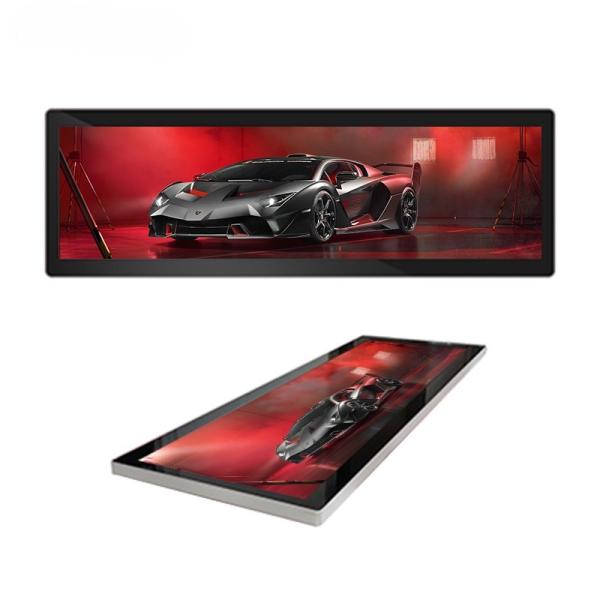Quality 23.6inch Capacitive Touch Screen Stretched Bar LCD Display 923*258.5mm Ethernet for sale