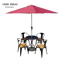 Quality Patio Furniture Garden Chairs Rattan Outdoor Chaise Bistrot Bois Table and for sale