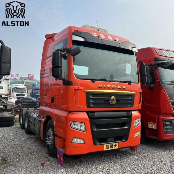 Quality Second Hand Sitrak C7H Tractor Truck 6x4 540hp AMT For Kyrgyzstan for sale