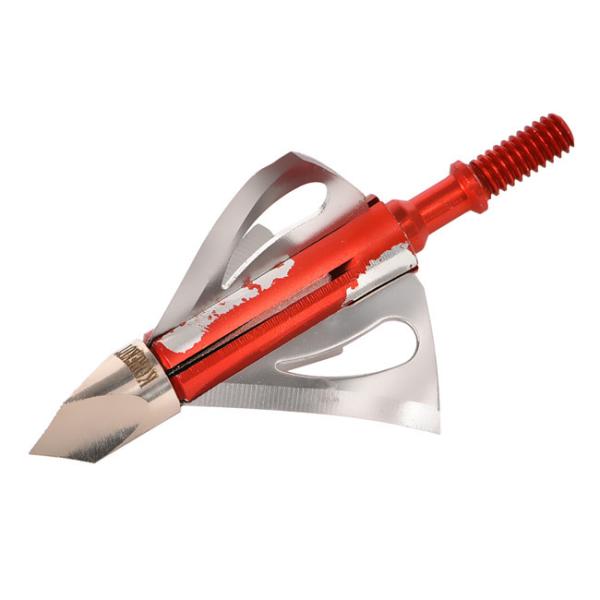 Quality ODM Red Spintite Crimson Talon Archery Broadhead Tip 100grain 3blade for sale