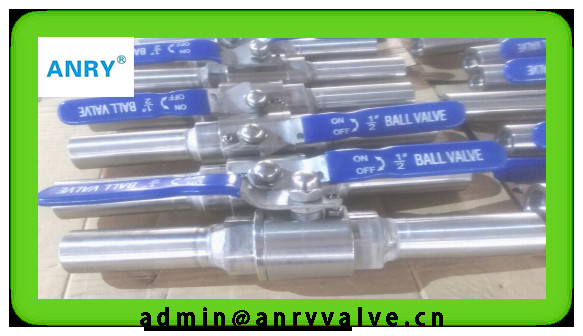 Quality Coupling Nipple 2pc SS Threaded CF8 CF8M Body Full Port Ball Valve for sale