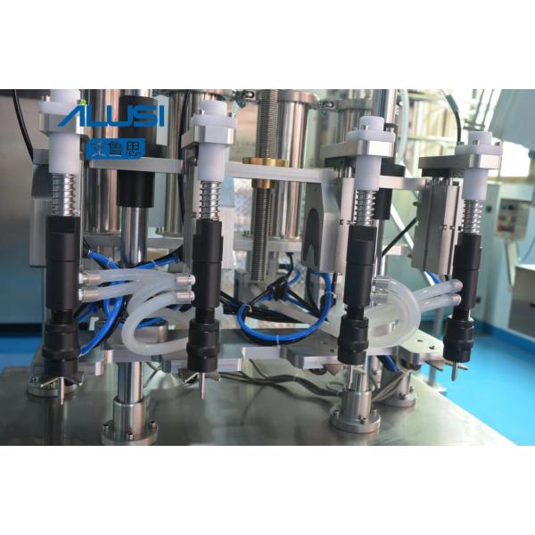 Quality 4 Nozzles Bottle Liquid Filling Machine SUS304 GMP Standard for sale