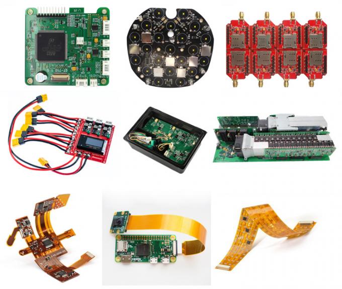 Rigid Flexible 0.25 Inches Multilayer Pcb Assembly Full Turnkey 1