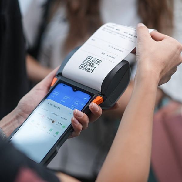 Quality Octa Core CPU All In One POS Terminal 80mm Printer With 6.22 HD Screen for sale