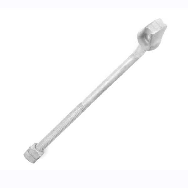 Quality 200mm - 450mm Electric Power Fittings HDG Thimble Eye Bolt for sale