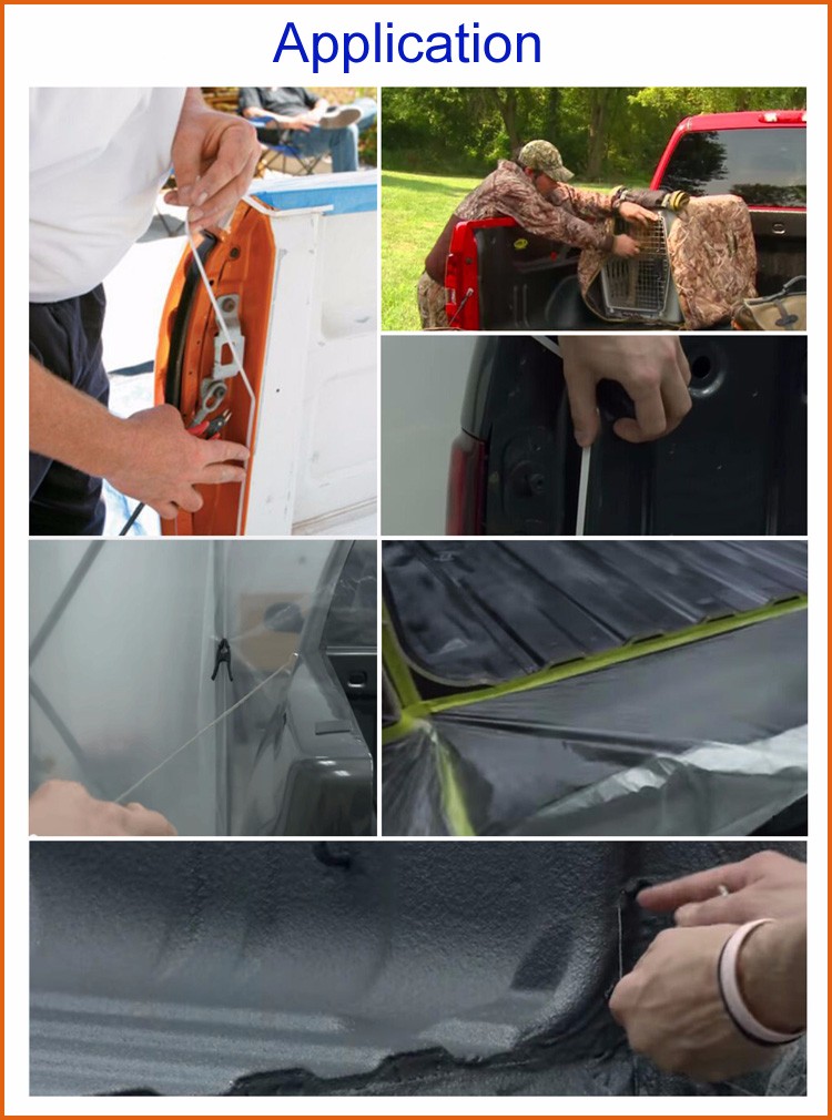 Application of Double Sided Steel Wire Trim Edge Cutting Tape