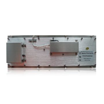 Quality Vandal Proof Stainless Steel Mechanical Keyboard With 800 Dpi Optical Trackball for sale