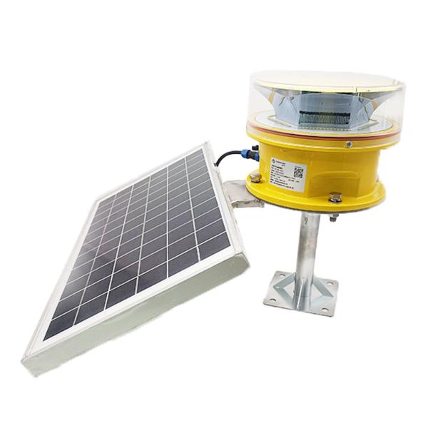 Quality 2000cd Led Solar Powered Aviation Lights Medium Intensity for sale