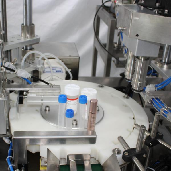 Quality Reagent Antiviral Liquid GMP Test Tube Filling Machine for sale
