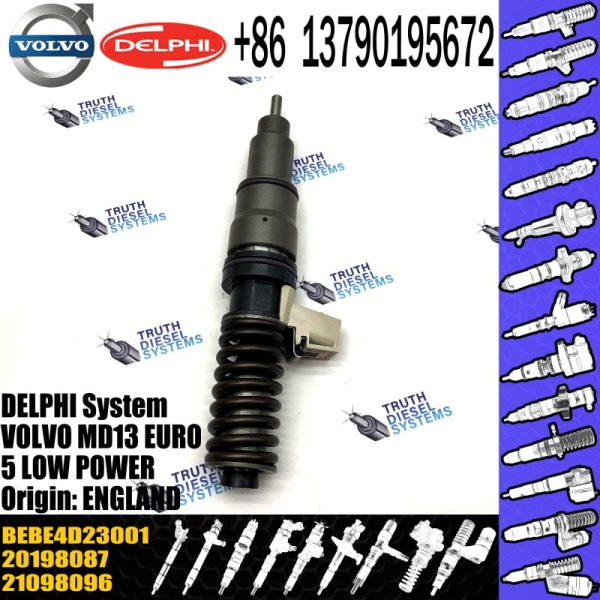 Quality Diesel Fuel Injector 21098096 7421098096 20198087 BEBE4D23001 For VOL MD13 EURO 5 LOW POWER for sale