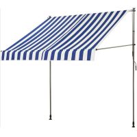 Quality 300 cm Wide Balcony Awning Polyester Sail Material Hand Crank Sun Protection No for sale