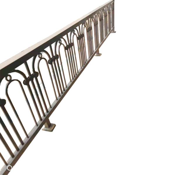 Quality Deck Aluminum Balcony Railing Handrails Forged Steel Terrace Balustrade for sale
