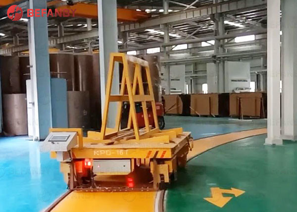 Quality Remote Q235 20m/Min 15 Ton Marble Rail Transfer Cart for sale