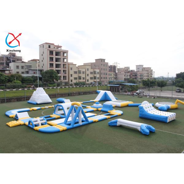 Quality Manufacturer Commercial Sea Inflatable Water Park With Climbing Walls Slides for sale