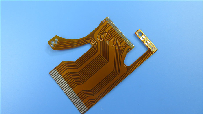 Quality Tin-plated Flexible Printed Circuit Board FPCB with FR-4 Stiffener for LCD for sale