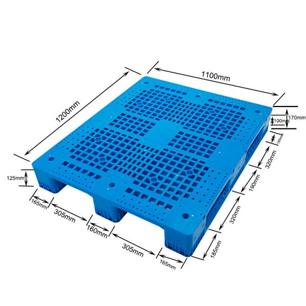 Quality Heavy Duty Reinforced Hygienic Pallets Flat Plastic Pallets Single Faced for sale