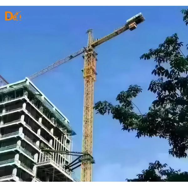 Quality 2nd Hand Construction Tower Crane Zoomlion 7052 Year 2020 25 Ton Load for sale