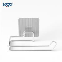 Quality Self Adhesive Installed Bathroom Paper Roll Holder Damage Free Mounting for sale