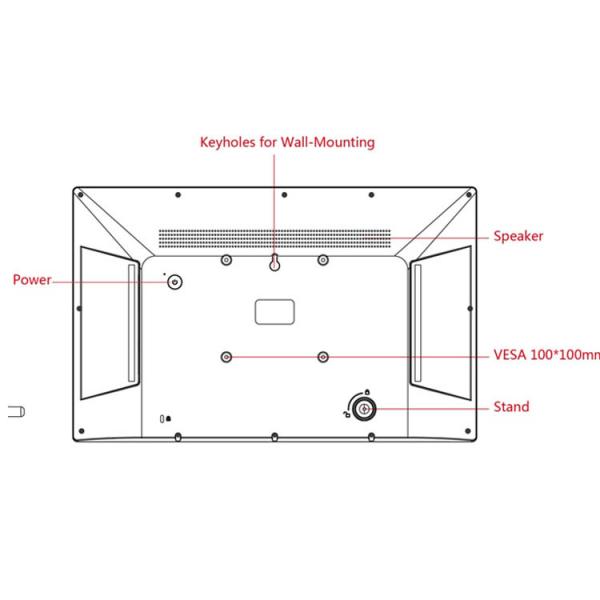 Quality 17.3 Inch RK3399 Wall Mounted Android Tablet with POE Support and Full HD for sale
