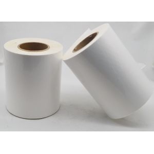 Quality 100m White Glassine Paper 62G Industrial Adhesive Labels for sale