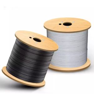 Quality Indoor FTTH Drop Cable , Fiber Optic Drop Wire Self Supporting Bow Type for sale