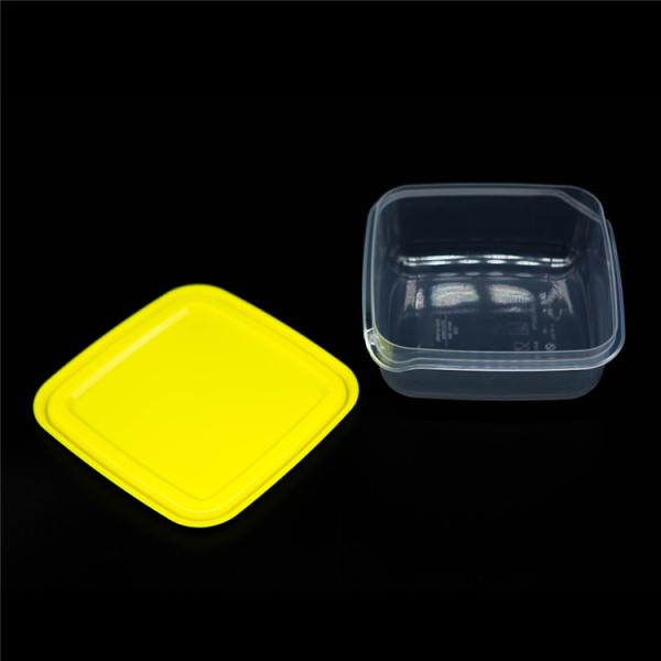 Quality Food Preservation 14*14*6cm Microwavable Plastic Crisper for sale